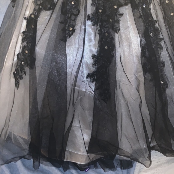 Grace Karin | Dresses | Nwt Wednesday Adams Vibe Prom Fancy Black Dress ...